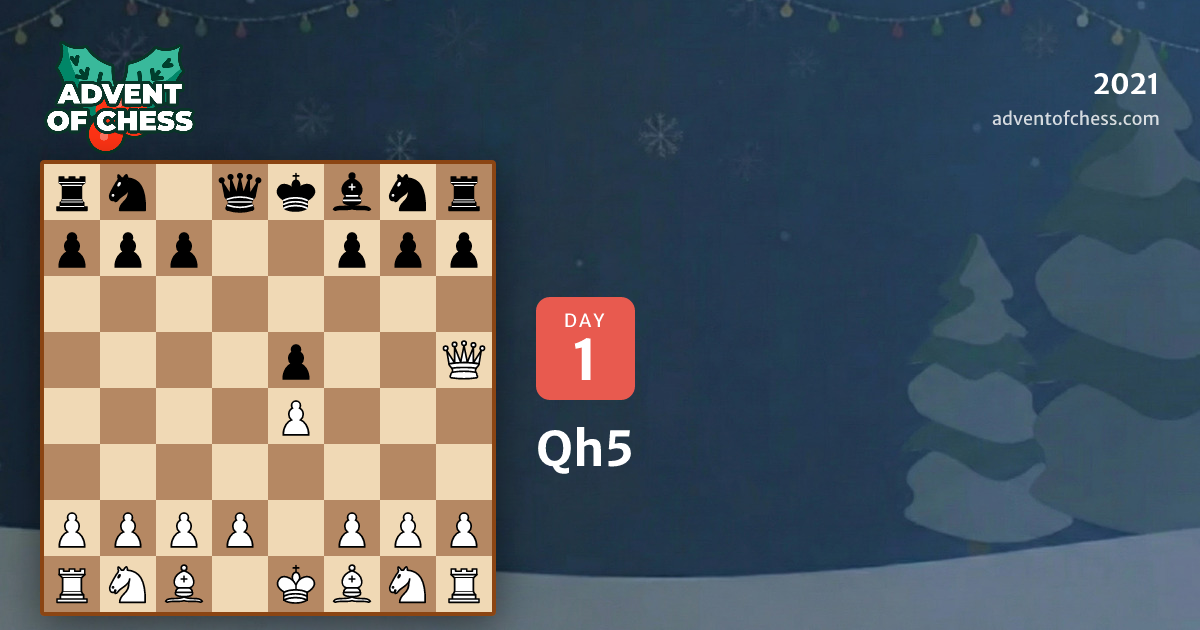Day 1 - Advent of Chess 2021