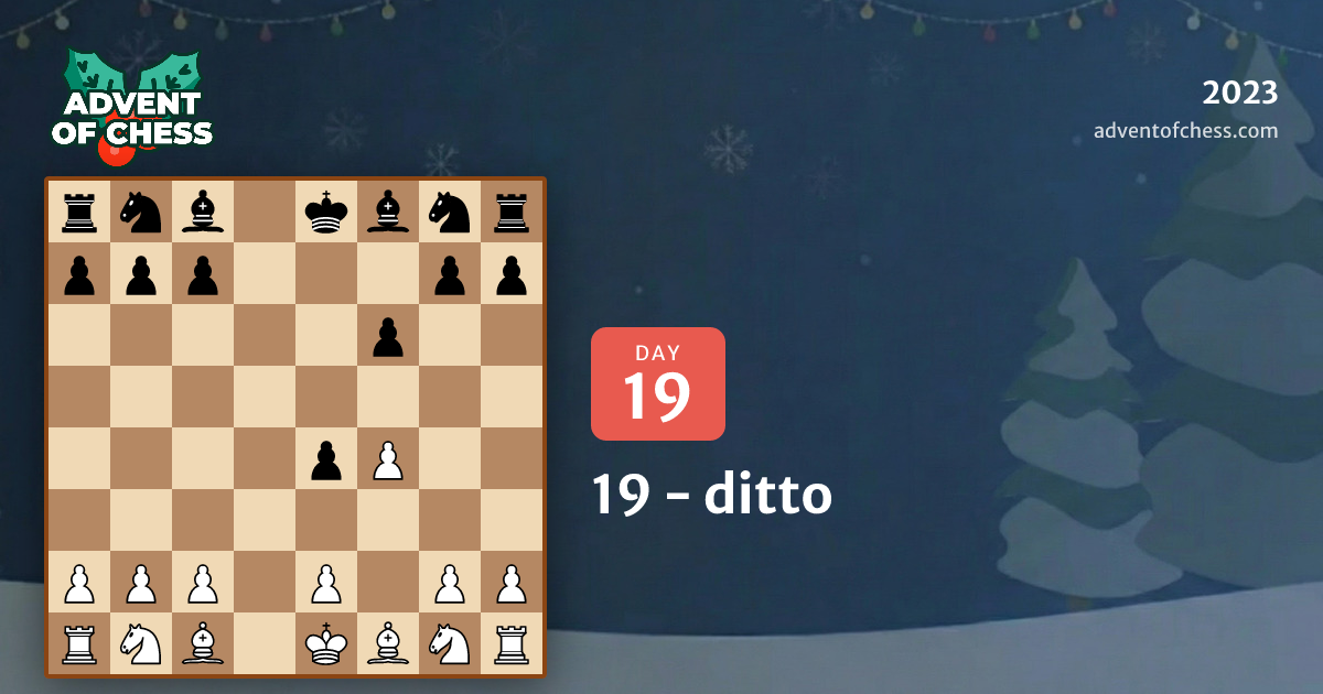 Day 19 - Advent of Chess 2023