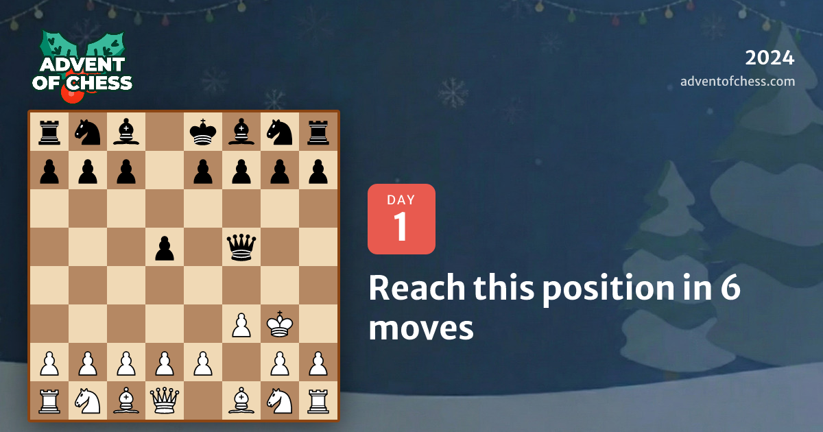 Day 1 - Advent of Chess 2024