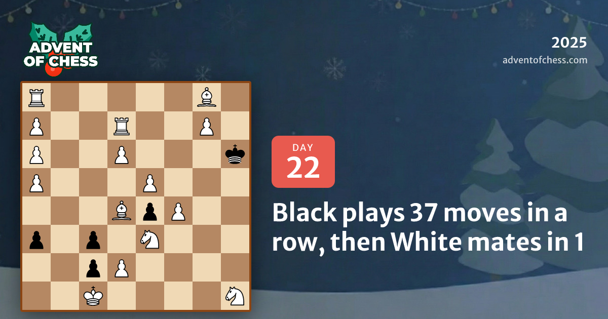 Day 22 - Advent of Chess 2025