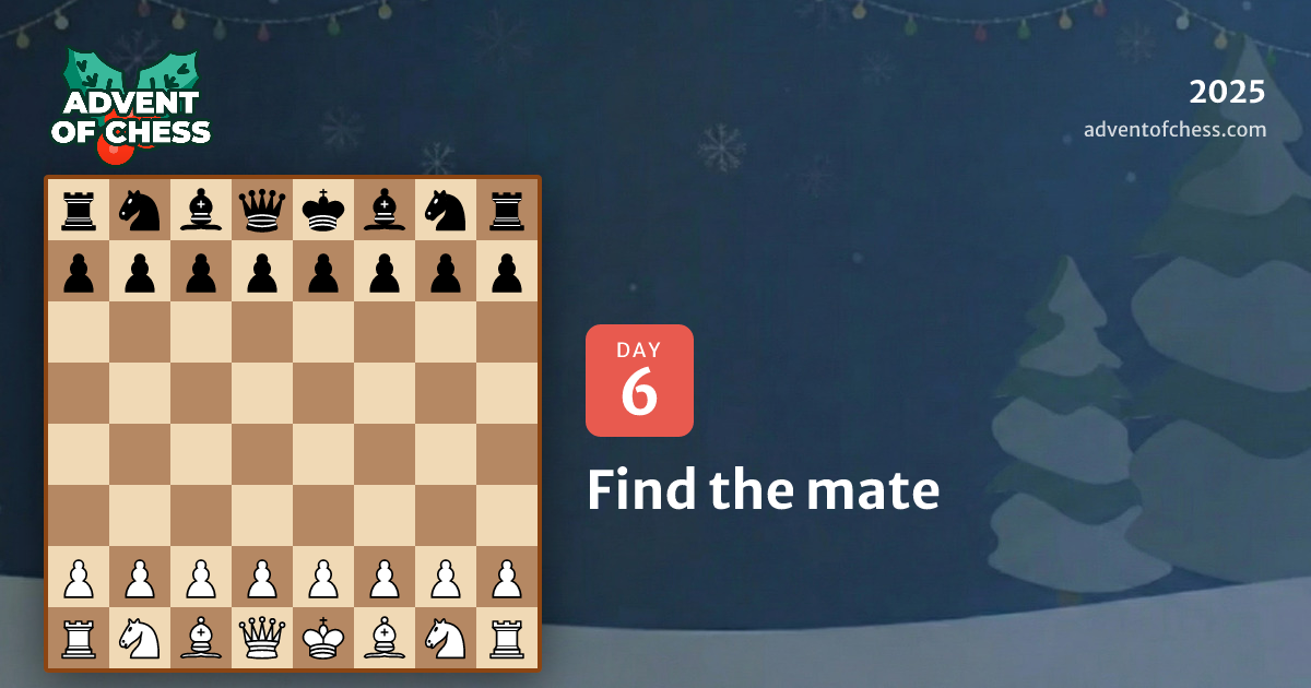 Day 6 - Advent of Chess 2025